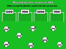 Football Rounding - Rounding Numbers to the Nearest 10, 100 and 1000 ...