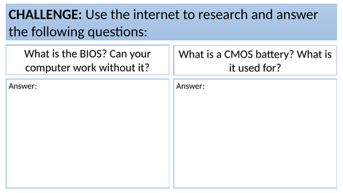 Computing - Components and Peripherals Lesson | Teaching Resources