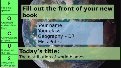 Introduction to biomes | Teaching Resources