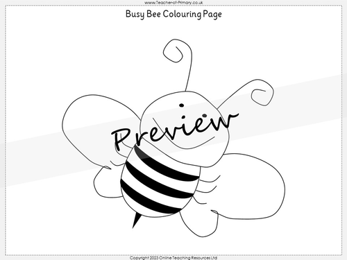 Busy Bee Counting Game | Teaching Resources