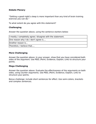 Revision Skills | Teaching Resources