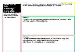 Extensive Vocabulary Lessons | Teaching Resources