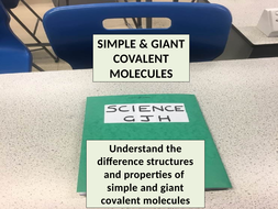 Simple and Giant COVALENT molecules | Teaching Resources