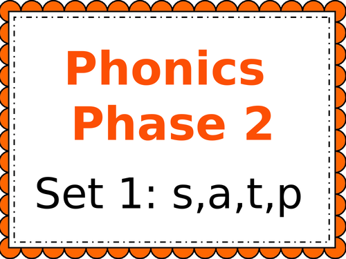 Phonics Powerpoint Phase 2, Week 1 (s,a,t,p) | Teaching Resources