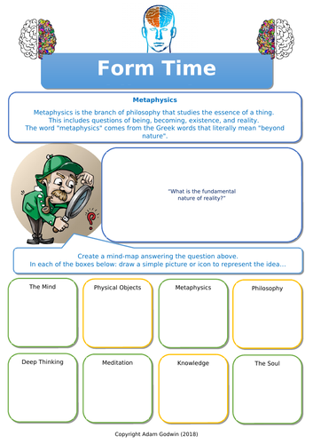 A4 P4C Worksheets (x3) - Philosophy - P4C Resource RS - Quick Activity ...