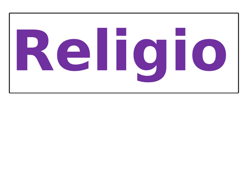 RE Keywords and Symbols display board resource | Teaching Resources