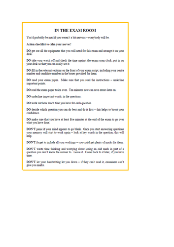 Year 11 Revision Display Board Resources | Teaching Resources