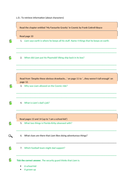 Cosmic by Frank Cottrell-Boyce Reading Comprehension | Teaching Resources