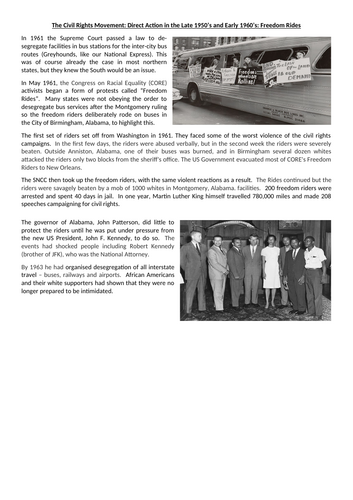 Freedom Rides, 1961 | Teaching Resources
