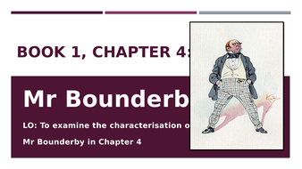 Hard Times (Dickens), Book 1, Chapter 4 - Bounderby | Teaching Resources