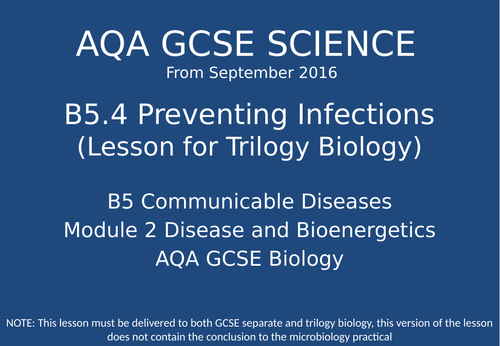 New Gcse Biology B5 Communicable Diseases Teaching Resources