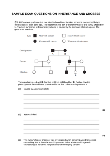 Genetics and Evolution - A complete set of resources for AQA AS/A-Level ...