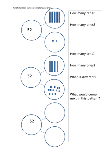 Collection of sheets for Year 2 Place Value work based on White Rose ...