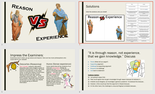 OCR Philosophy of Religion: Ancient Philosophical Influences - Unit of ...