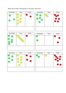 Using place value counters to represent numbers | Teaching Resources