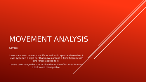 GCSE PE - Levers in Sport | Teaching Resources