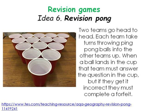 GCSE PE - Revision Pong | Teaching Resources