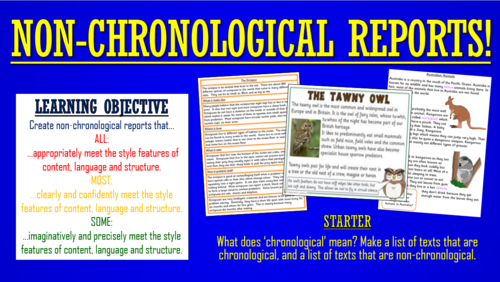 Non-Chronological Reports! | Teaching Resources