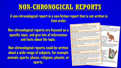Non-Chronological Reports! | Teaching Resources
