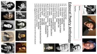 Student Poetry Anthology - Edexcel IGCSE Literature | Teaching Resources