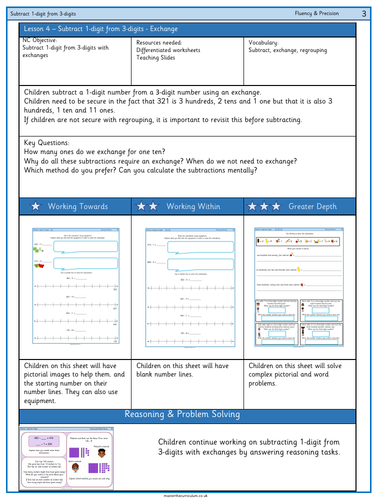 Year 3- Autumn Week 1- Block 2- Addition and Subtraction Differentiated ...