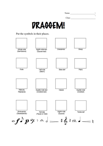 NEW! MUSIC THEORY - BACK TO BASICS | Teaching Resources