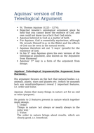 The Teleological Argument | Teaching Resources