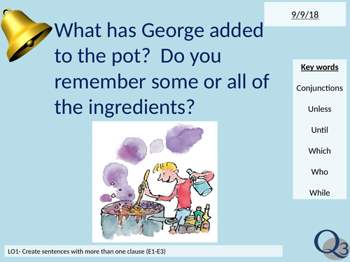 Georges' Marvellous Medicine Scheme for Learning and powerpoints ...