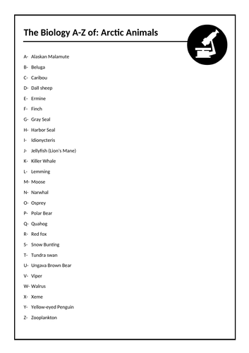 The A-Z of Biology - Quizzes 11-15 to use in the classroom | Teaching ...