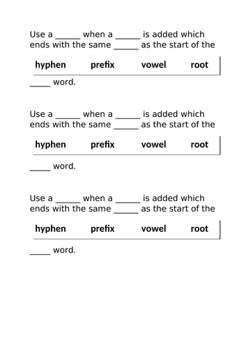 Year 5 Hyphenated Work - 3 Mini Lessons Pack | Teaching Resources
