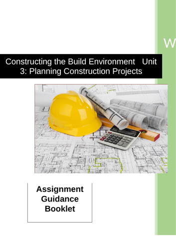 WJEC Level 2 Constructing the Build Environment Level1/2 award Resource ...