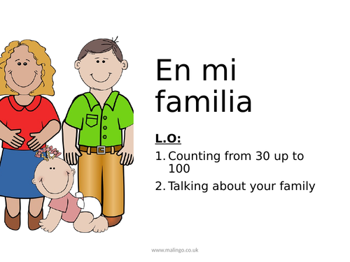 En mi familia Mira 1 | Teaching Resources