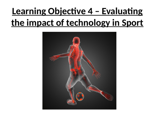 Cambridge National Award - Sport Science - Unit RO46 - Technology in ...