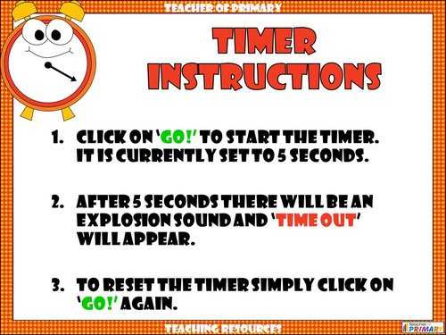 Timer | Teaching Resources