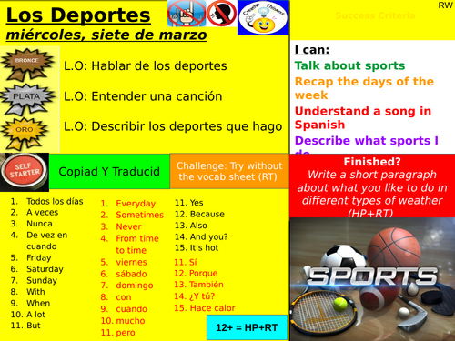 Year 7 Spanish - Whole Lesson - Viva 1- Module 2 - Week 4 - Lesson 2 ...