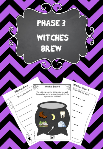Halloween Phonics: Phase 3 Witches Brew | Teaching Resources