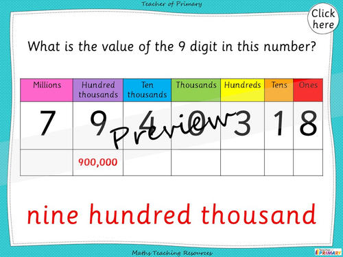 Place Value - Year 6 | Teaching Resources