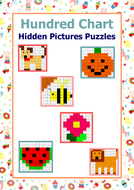 Hundred Chart Hidden Pictures Puzzles | Teaching Resources