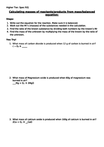 WJEC GCSE Chemistry/Double Science: 1.1 The Nature of Substances and ...