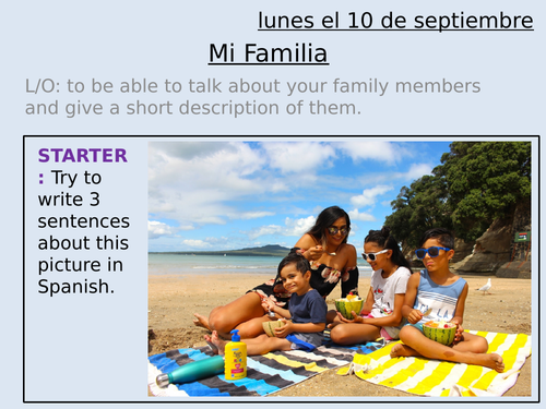 Mi Familia | Teaching Resources