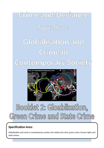 A-level Sociology crime and deviance bundle | Teaching Resources