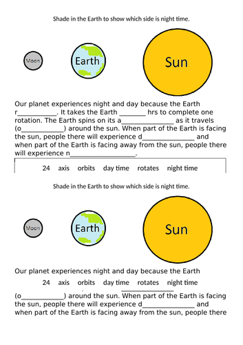 Space - Day and Night KS2 | Teaching Resources