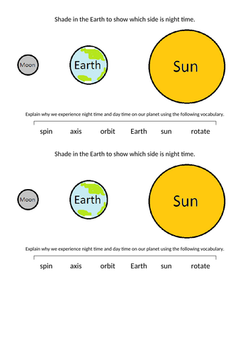 Space - Day and Night KS2 | Teaching Resources