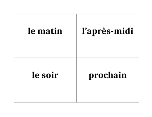 Weekend Activities in French TPR Vocabulary Activities | Teaching Resources