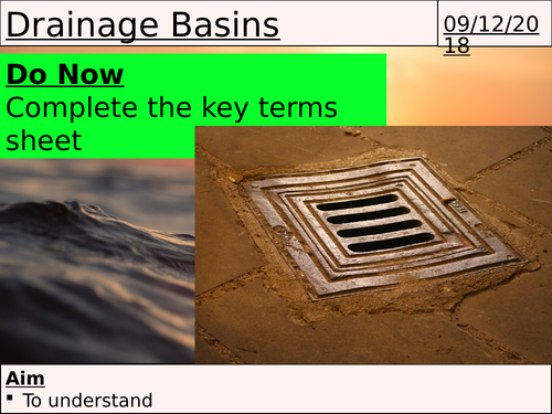 Drainage Basins - AQA A Level Geography | Teaching Resources