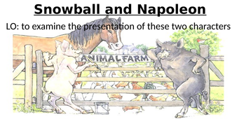 Animal Farm chapters 1-3 | Teaching Resources
