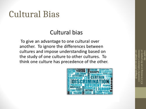 AQA A Level Paper – Issues and Debates – Cultural Bias - Power Point ...