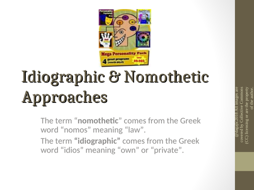 AQA A Level Paper – Issues and Debates – Idiographic & Nomothetic ...