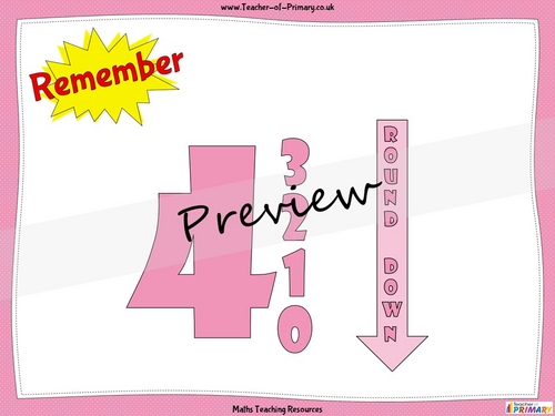 Rounding Whole Numbers - KS2 | Teaching Resources