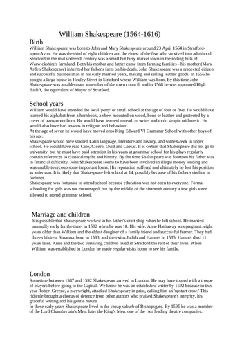 An Introduction to Shakespeare: A Full Scheme of Work and Lessons ...